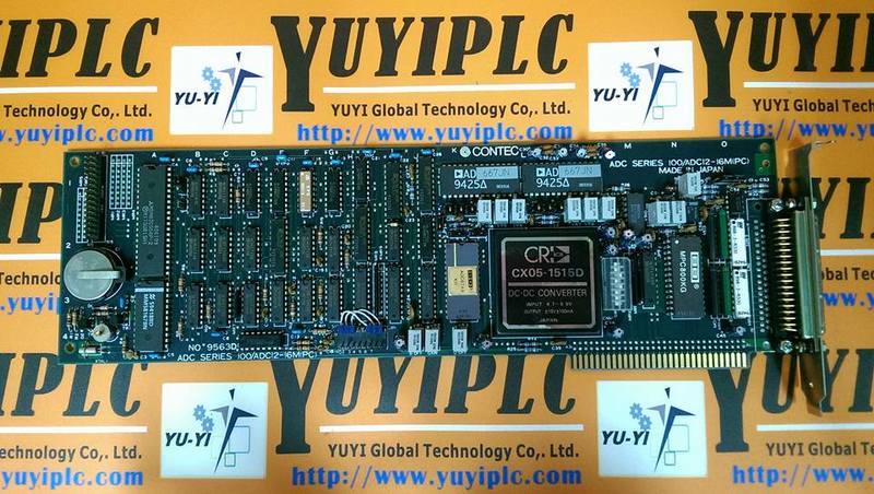 CONTEC ADC SERIES 100/ADC12-16M(PC) NO. 9563D - 裕益科技自動化設備可程式編碼器PLC分散式控制系統DCS